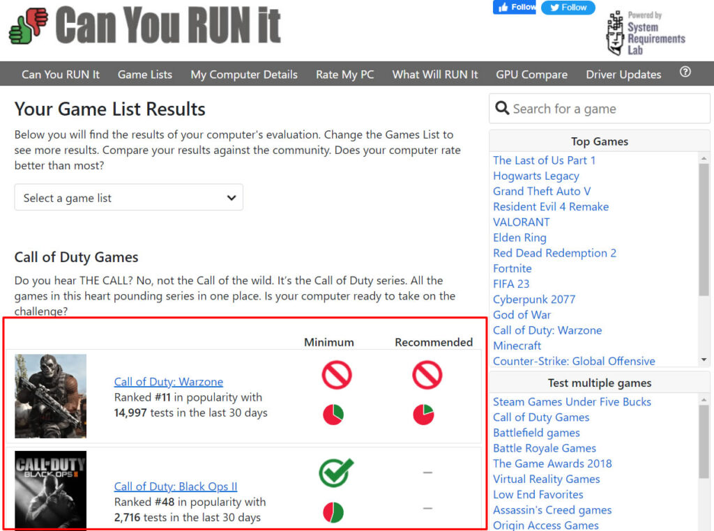「Can You Run It」の使い方【PCゲームの要求スペックを確認】 » PC WRAPブログ